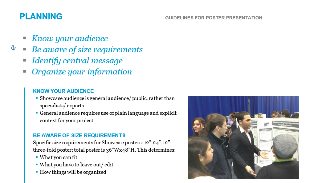 Poster Planning - BADM410: Operations Management - Daniel Library at ...