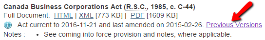 Finding Federal Legislation - Canadian Law - Library Guides at ...