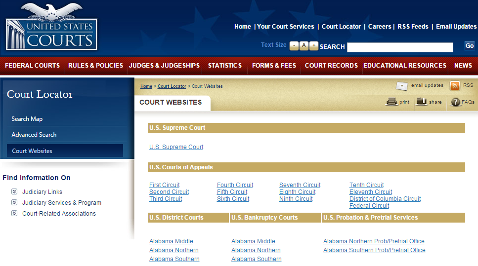 Government Websites - Free and Low-Cost Legal Research - Research ...