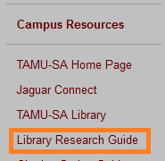 Library Instruction - Library Instruction - A&M-SA Research Guides at ...