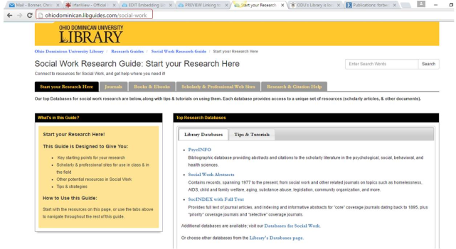 Link to Research Guides - PantherLearn - Research Guides at Ohio ...