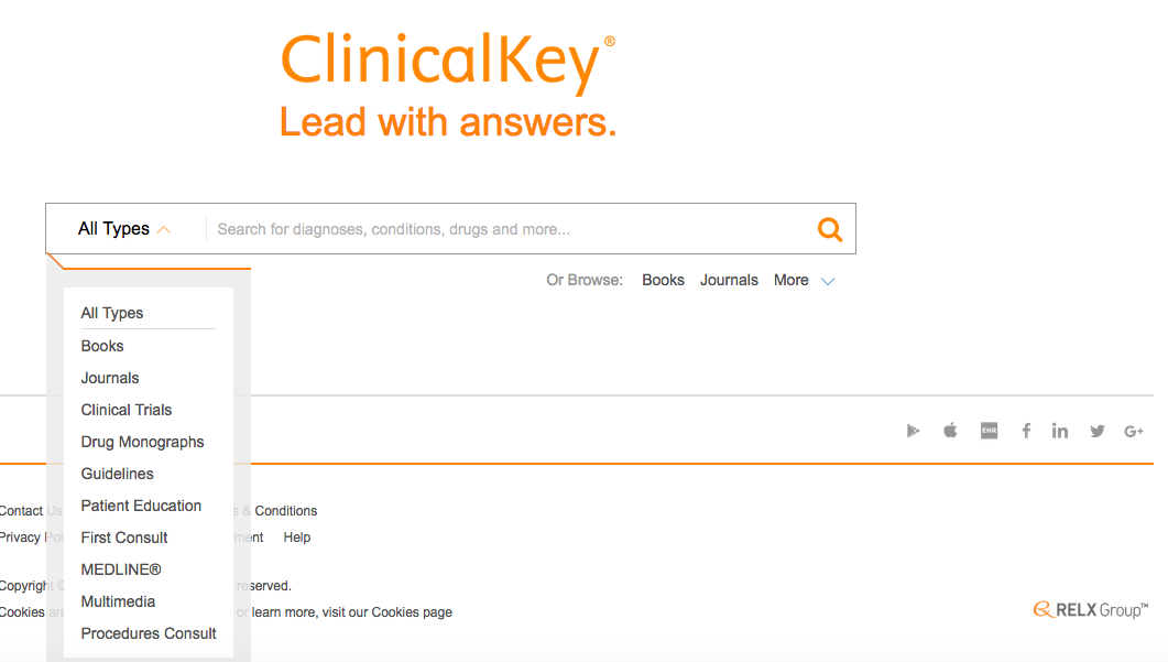 ClinicalKey - eBooks at The TMC Library - LibGuides at Texas Medical Center Library