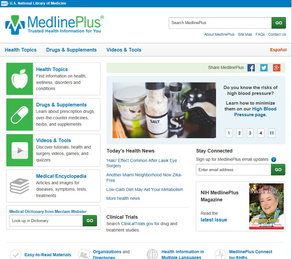 Internet Resources - Nursing Education and Career Development - Erwin ...