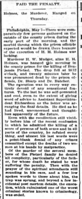 The Murders of H.H. Holmes - The Devil in the White City: Murder, Magic ...