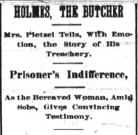 The Murders of H.H. Holmes - The Devil in the White City: Murder, Magic ...