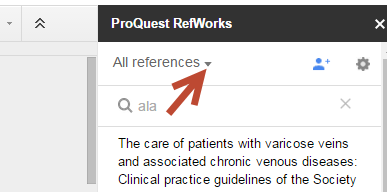 Adding In-Text Citations - RefWorks: ProQuest RefWorks User Guide ...