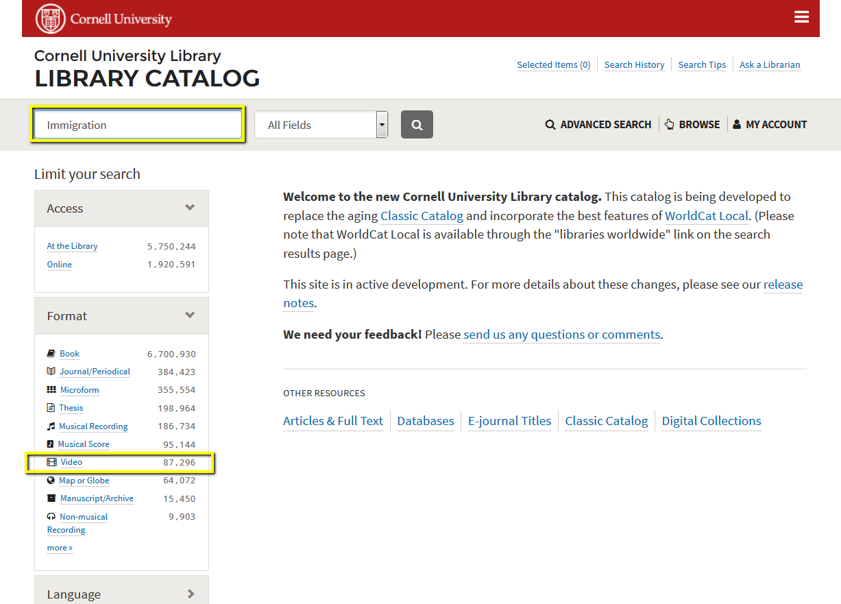 Videos - Immigration: social sciences and humanities - LibGuides at ...