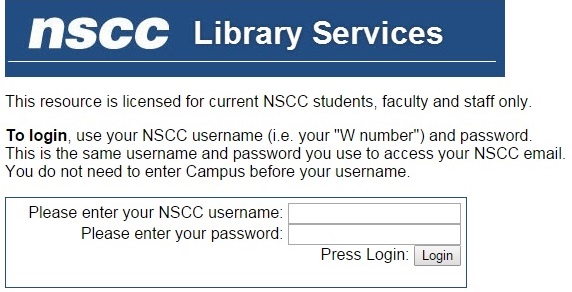 Accessing eBooks - eBooks - Subject Guides at Nova Scotia Community College