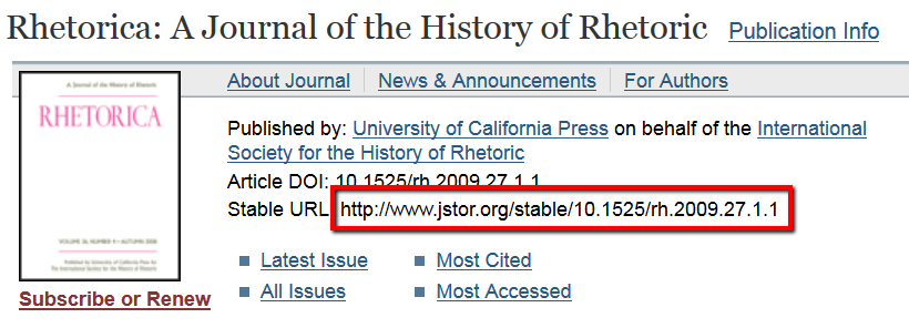 JSTOR - Finding & Using Permalinks - LibGuides at Adelphi University