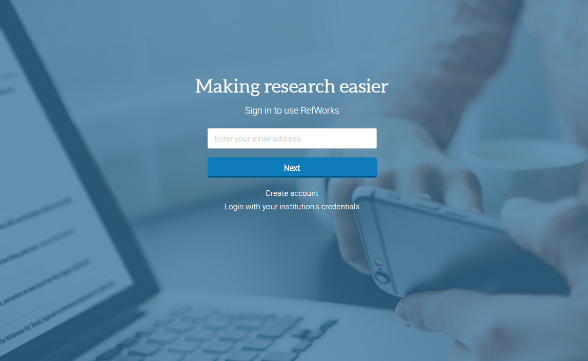 Home - New RefWorks 이용 안내 - LibGuides at ProQuest