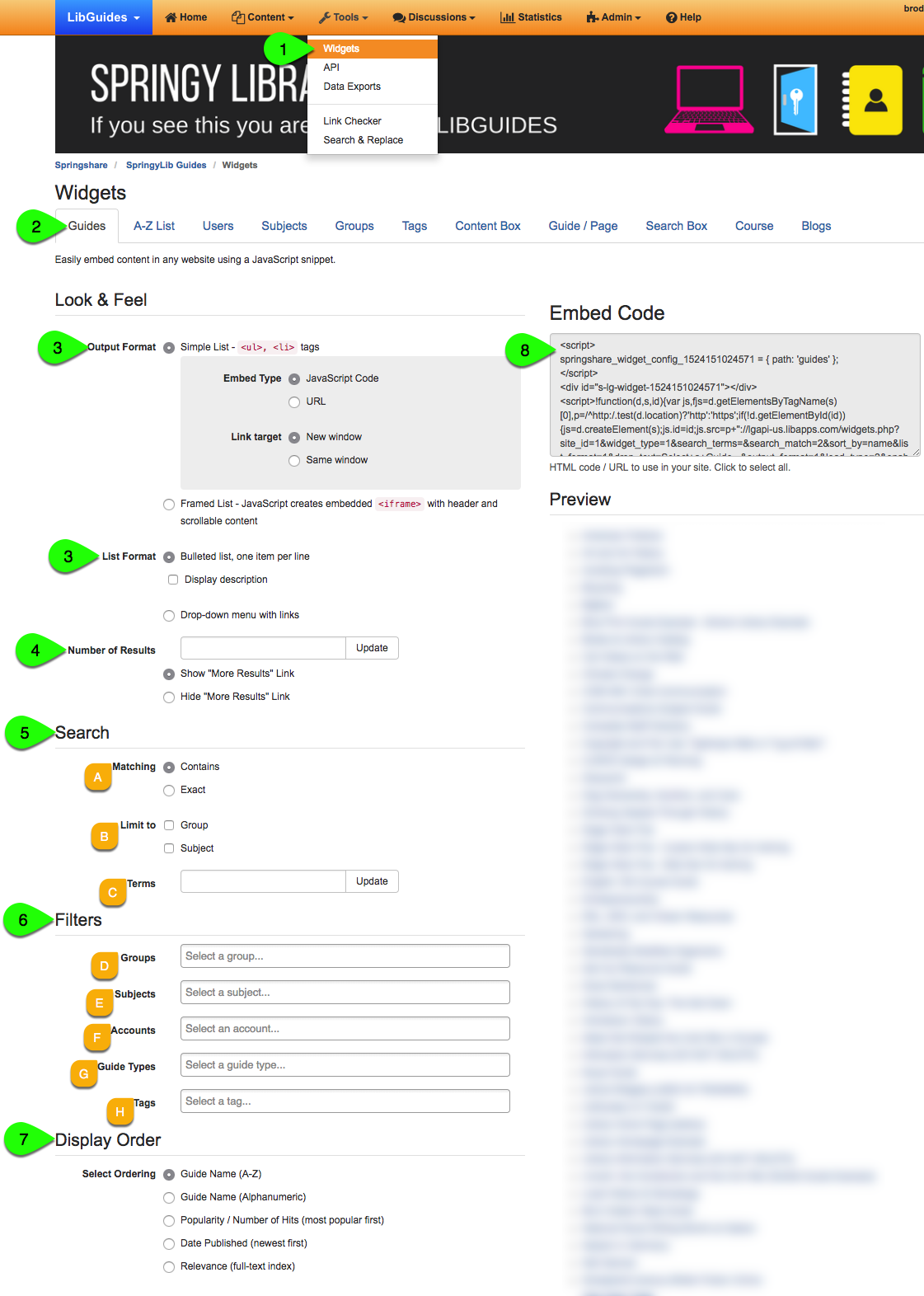 LibGuide Widgets - LibGuide LibGuide - FIU Libraries at Florida ...