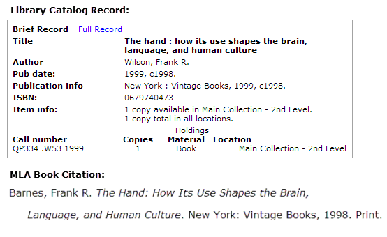 Anatomy of Citations - Information Literacy & Library Research ...