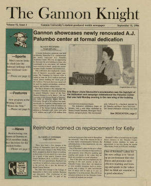 Gannon Knight Newspaper - Archives - Nash Library & Student Learning ...