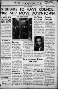 Gannon Knight Newspaper - Archives - Nash Library & Student Learning ...