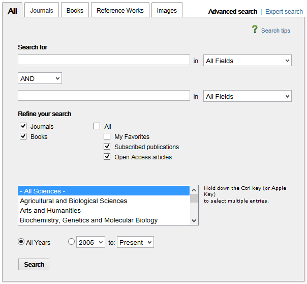 Sciencedirect Database