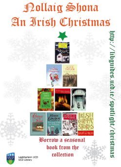 Nollaig Shona - An Irish Christmas - UCD Library Collection Spotlight ...