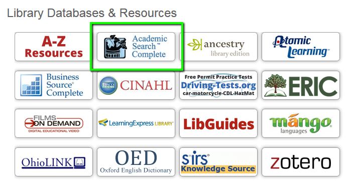 Articles/Databases - Research Guide - LibGuides at Southern State ...
