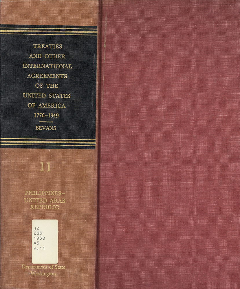 Treaties & Conventions: United States - Public International Law ...
