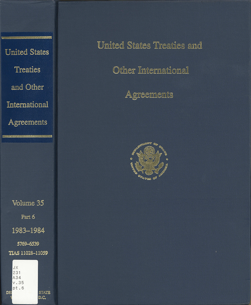 Treaties & Conventions: United States - Public International Law ...