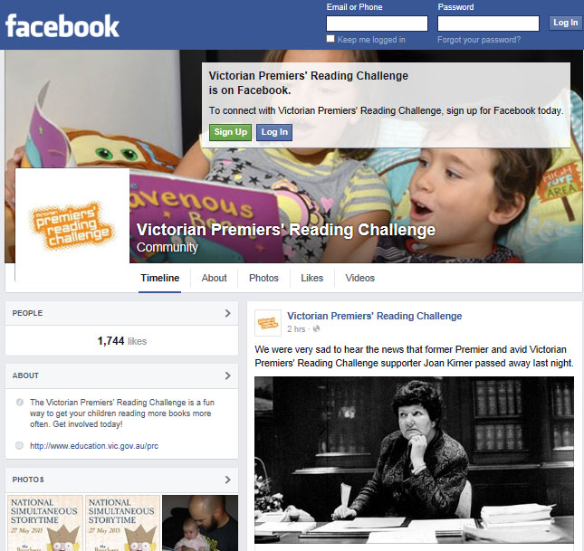 Premiers' Reading Challenge - SHGC Library - Library Home at Sacred ...