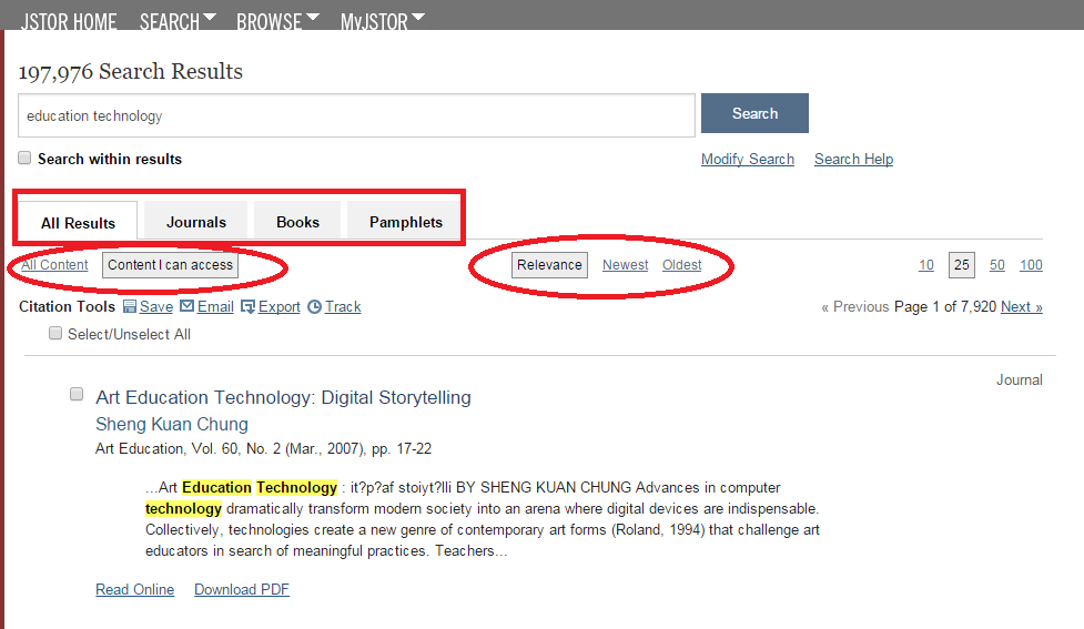 JSTOR - Database Tutorials - LibGuides at LeTourneau University