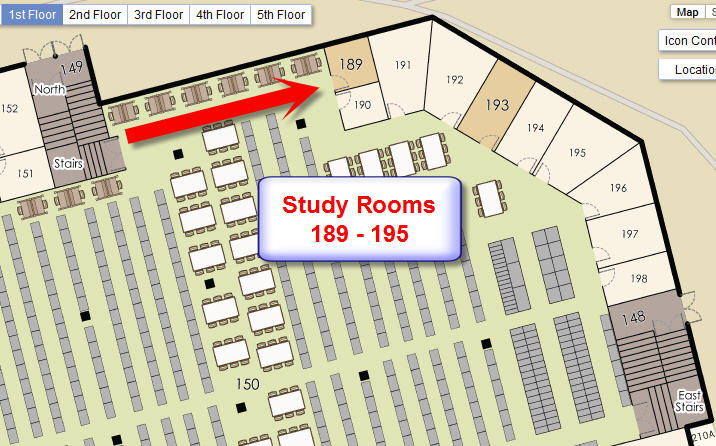 Study Rooms 189 - 195 - Directions to Library Rooms - UCF Research ...