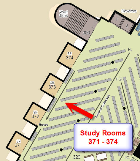 Study Rooms 306 - 374 - Directions to Library Rooms - UCF Research ...