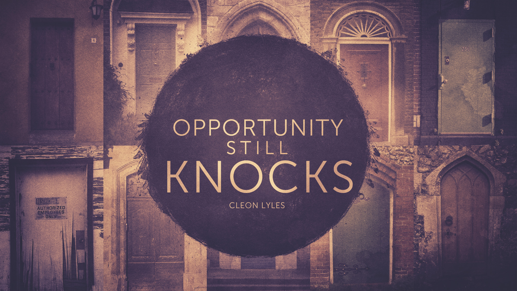 Opportunity Still Knocks – Liberty Church of Christ