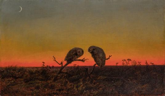 Gallery Talk: Gray Area—More than Flesh and Bone: Symbology in Two Owls ...