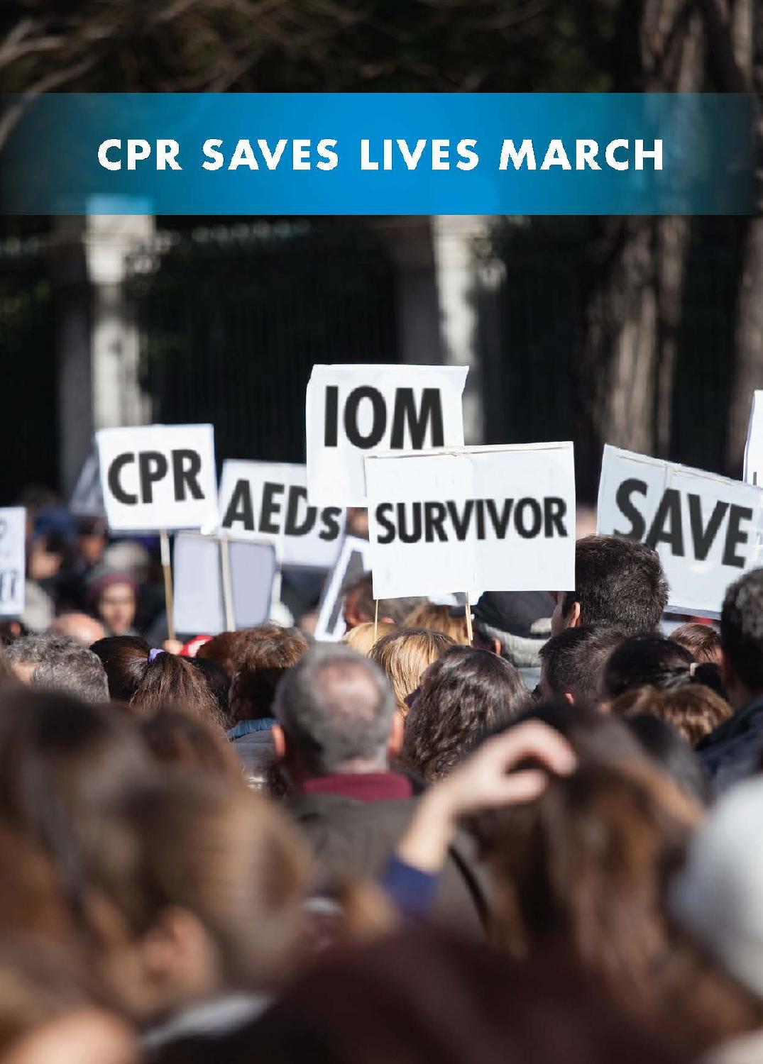 FIRST EVER “CPR SAVES LIVES MARCH” IS 2500 PEOPLE STRONG - LifeSavers, Inc.