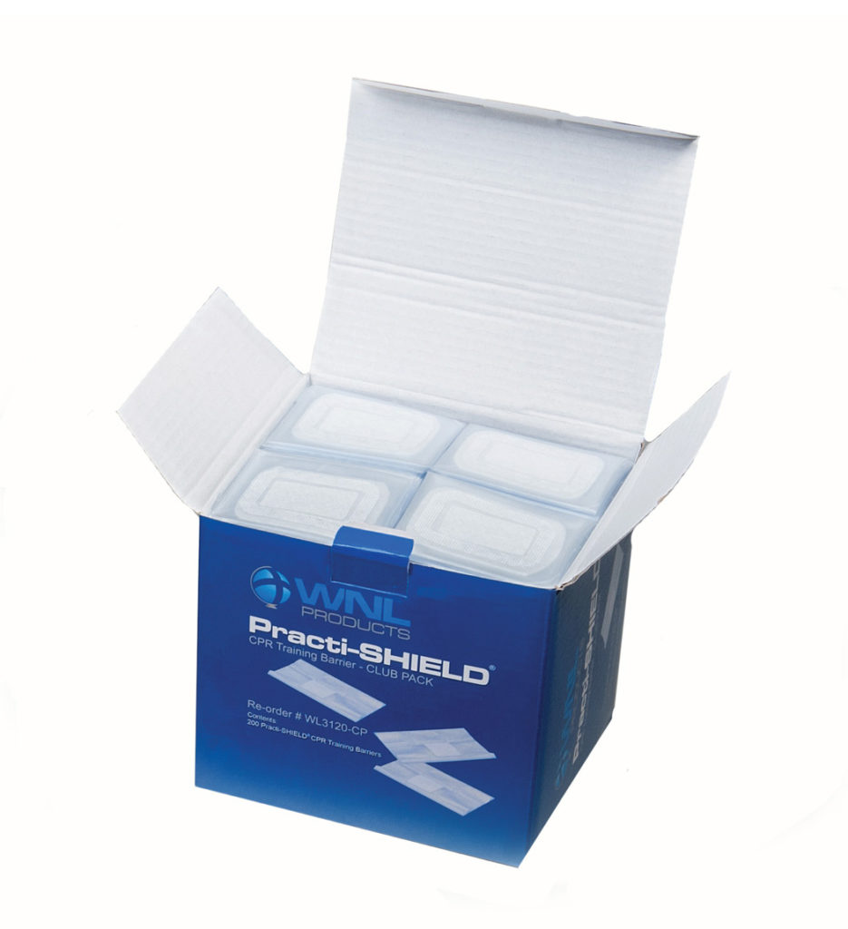 Practi-Shield CPR Training Barrier Club Pack (200/box) #WL3120-CP ...