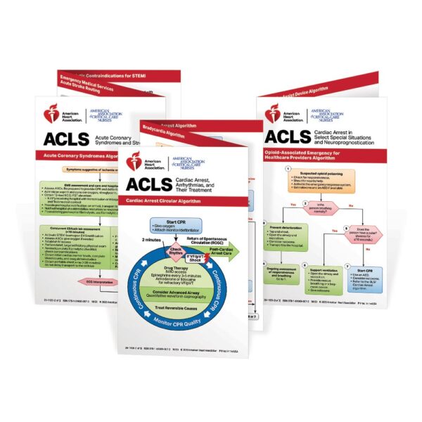 2020 AHA ACLS Pocket Reference Card Set #20-1120 - LifeSavers, Inc.