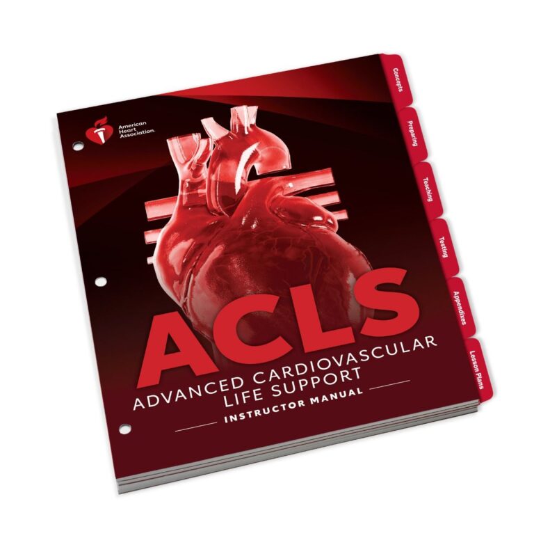 AHA 2025 ACLS Instructor Manual (2025 Guidelines) - LifeSavers, Inc.