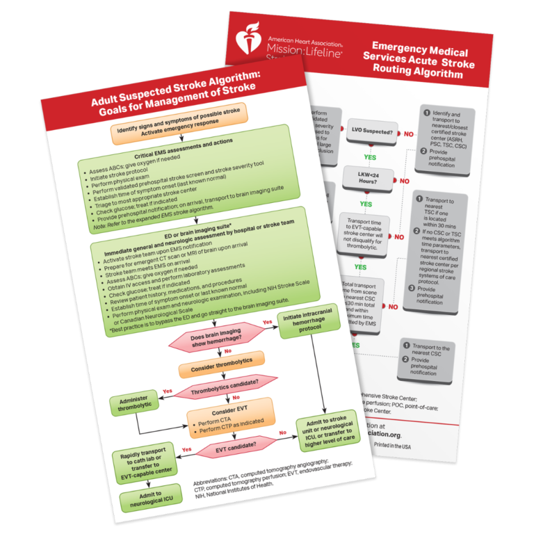 AHA 2025 ACLS Posters (Set of 10) - LifeSavers, Inc.