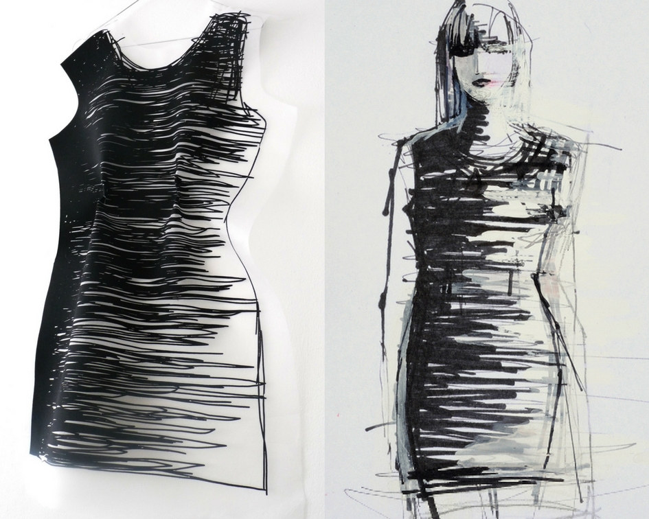 Renderings to Runway: Wearable Drawings by Elvira 't Hart