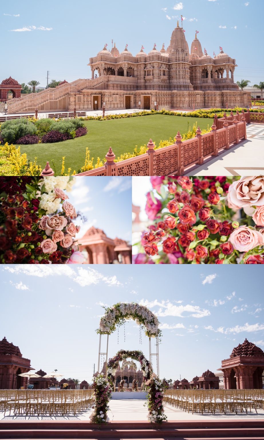 BAPS Shri Swaminarayan Mandir Wedding | Savitri and Ghanshyam