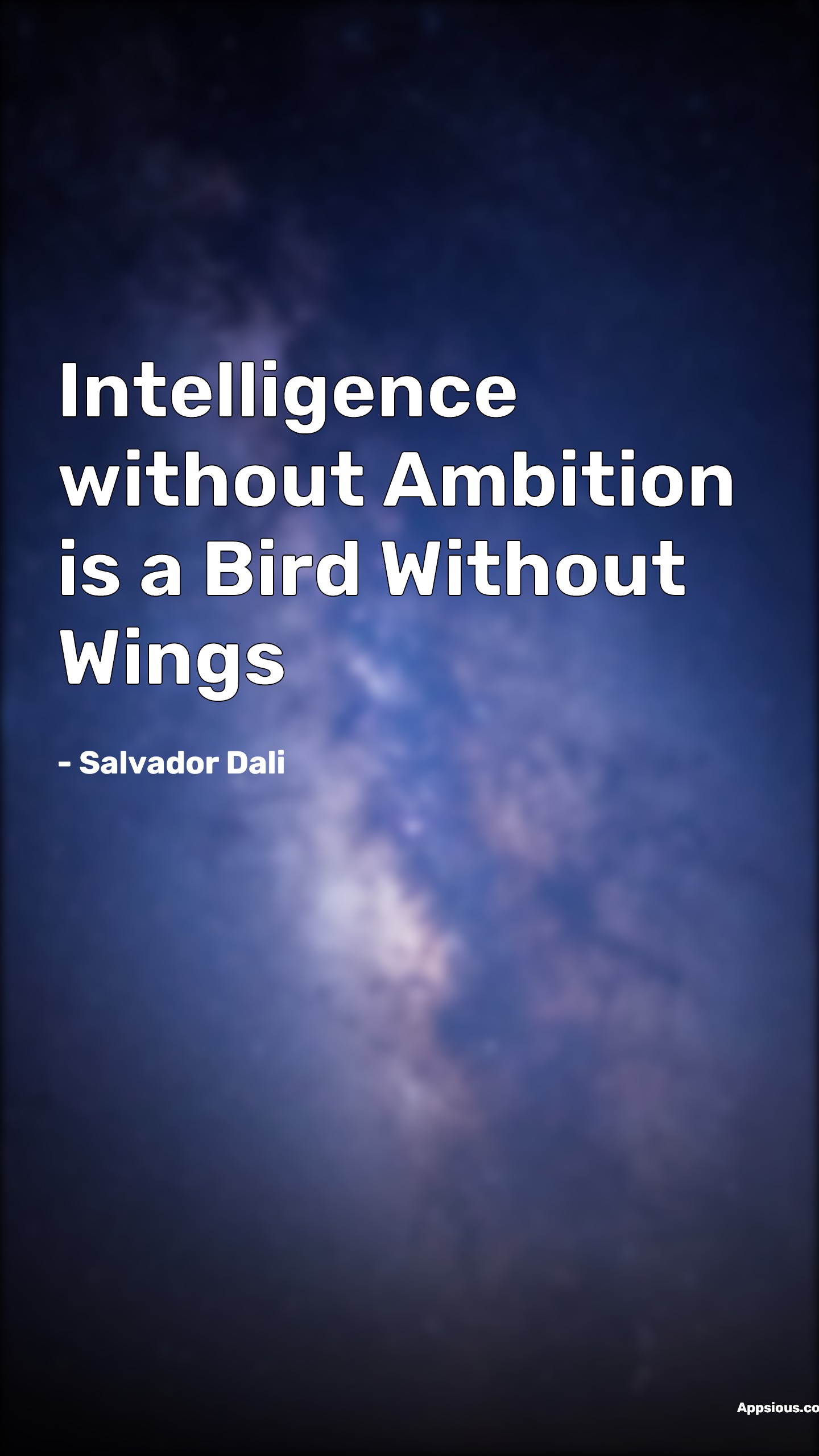 Intelligence without Ambition is a Bird Without Wings - quotewis.com