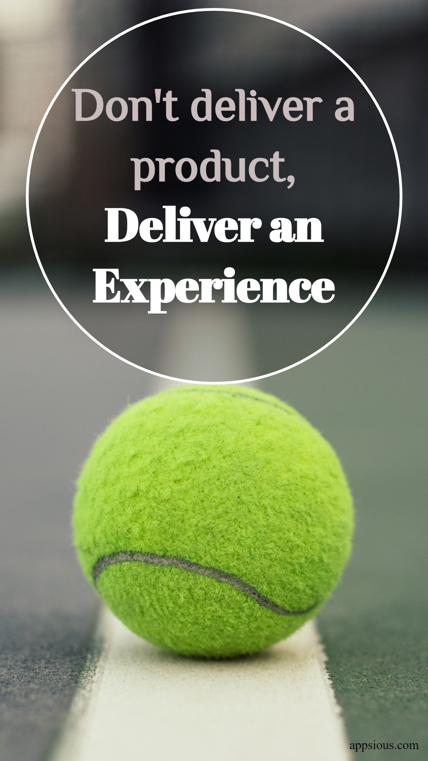 Don't deliver a product, Deliver an experience - quotewis.com