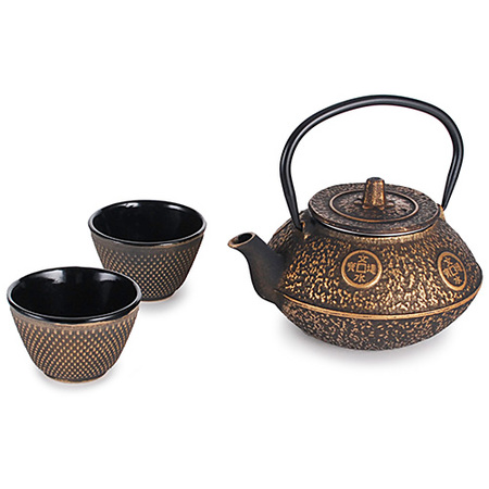 Cast Iron Tea Pot Set | Little Woods Herbal: Tea Blends and Bulk Herbs