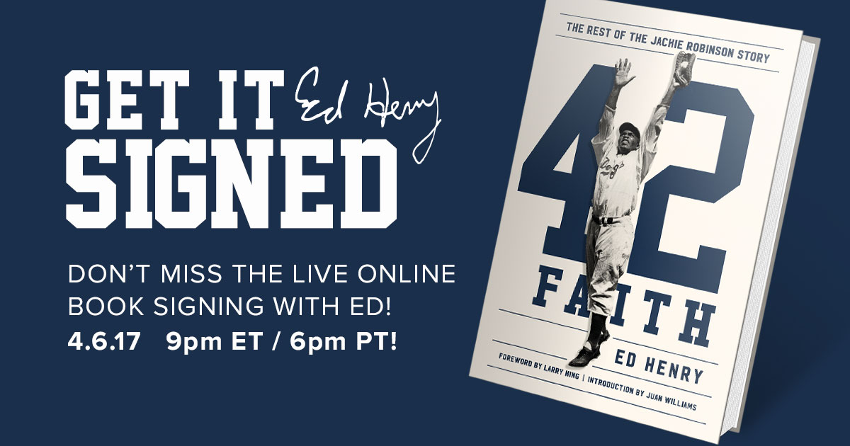 Ed Henry’s Book Signing – 42 Faith LiveSigning