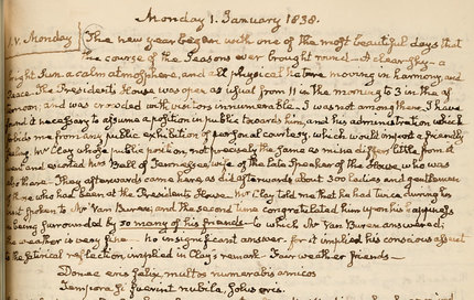 Making history, one day at a time: The diaries of John Quincy Adams ...