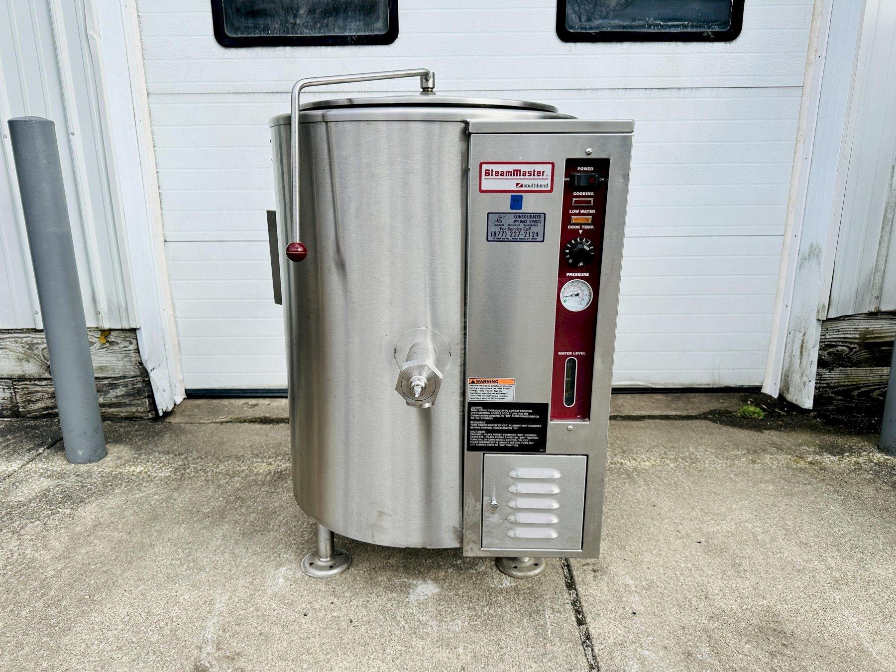 For Sale - Southbend SteamMaster KSLG-20E 20-Gallon / 2/3 Jacketed ...