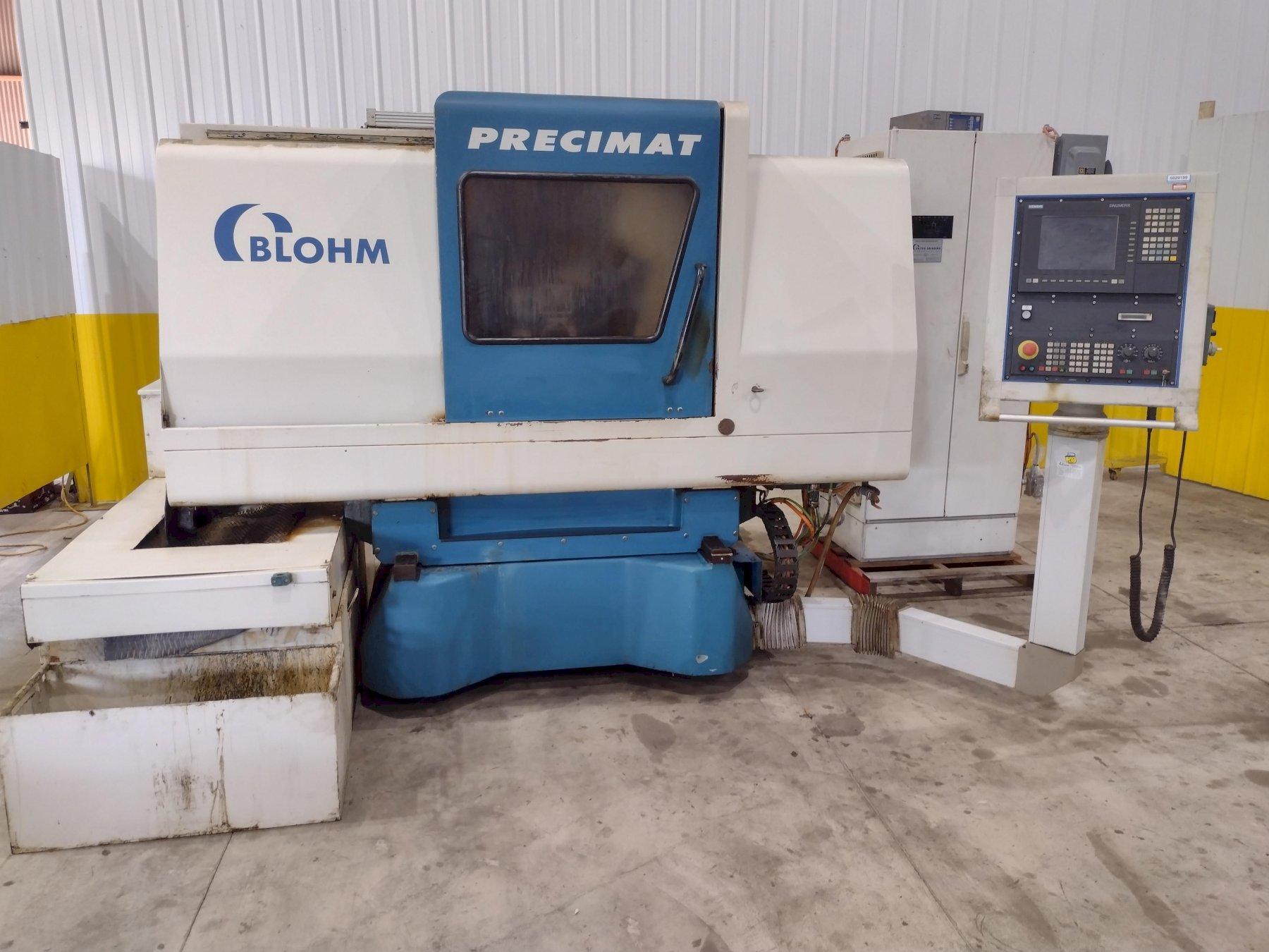 For Sale - 3 AXIS BLOHM MODEL PRECIMAT 306 CNC SURFACE & PROFILE ...