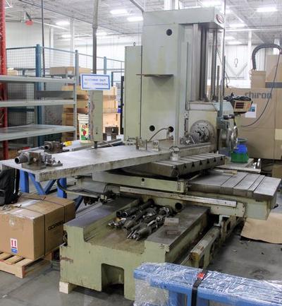 For Sale - 3.35" Shibaura Model BT-8D Table Type Horizontal Boring Mill ...