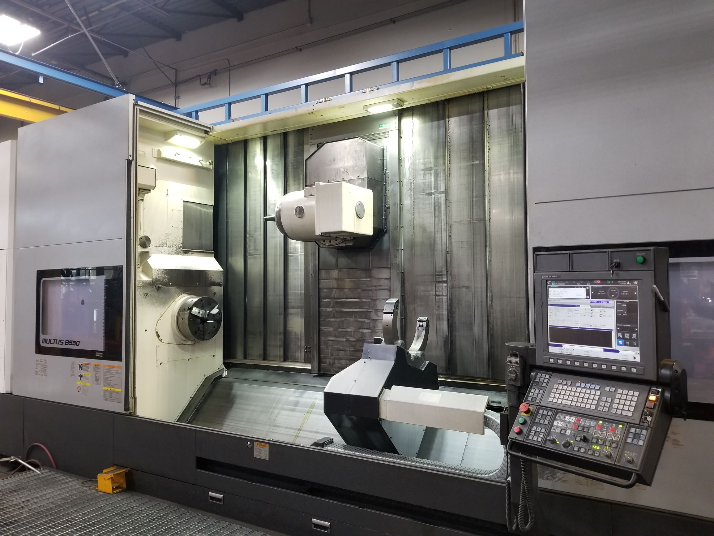 For Sale - Okuma Multus B550-W BB/BB x 3000mm CNC Multi-Axis Mill-Turn ...