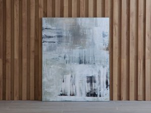Cuadro Abstracto Gris – LoftNoa