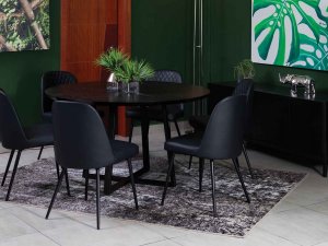 Comedor Biblos negro – LoftNoa