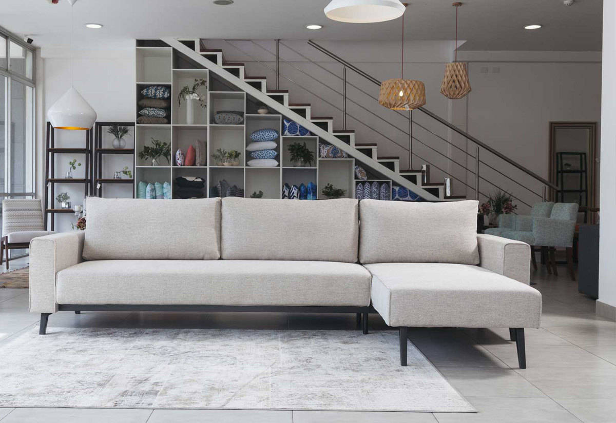 Modular sofá cama derecho pata metálica – LoftNoa