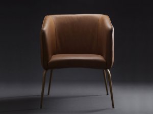 Poltrona cuadrada camel – LoftNoa