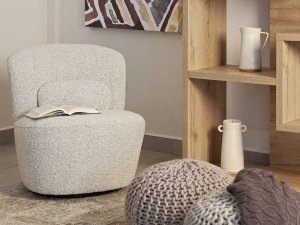 Poltrona Waves Gris Bucle – LoftNoa